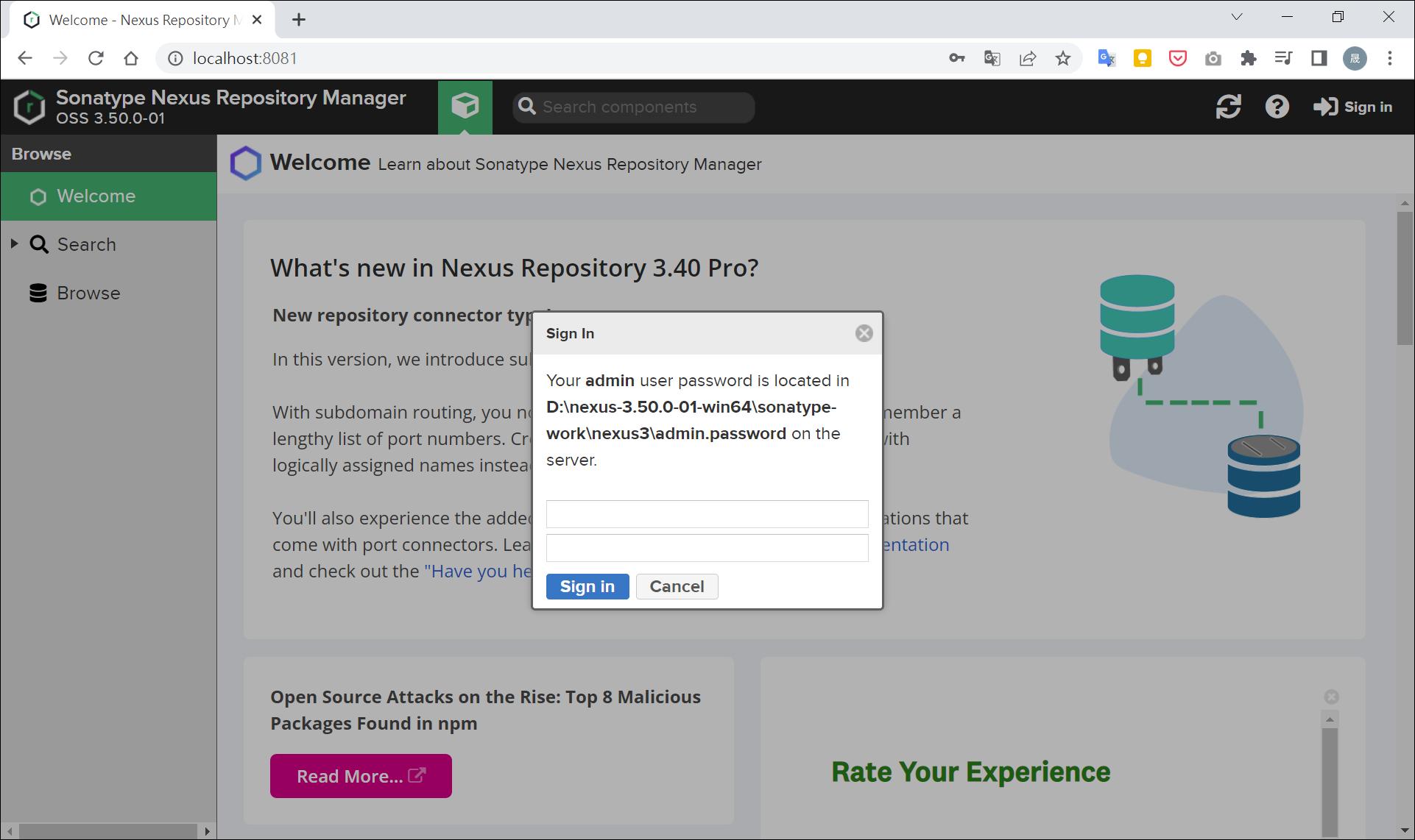 建立私有的 Nexus Repository